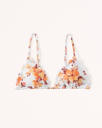 Women's Ruffle Triangle Bikini Top | Women's Sale | Abercrombie.com