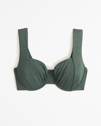 Women's Curve Love Wide Strap Underwire Bikini Top | Women's Clearance ...