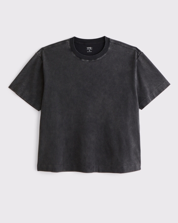 Men's YPB Active Cropped Heavyweight Cotton Tee | Men's Clearance ...