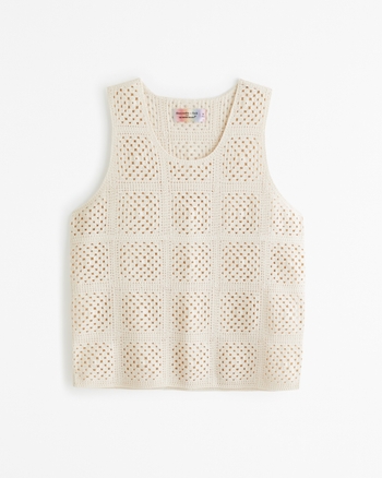 Men's Pride Crochet-Style Muscle Tank | Men's Clearance | Abercrombie.com