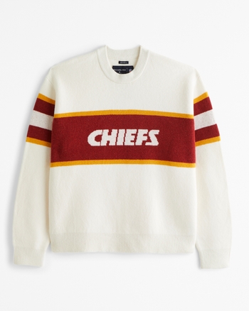 Men's Kansas City Chiefs Crew Sweater | Men's Tops | Abercrombie.com