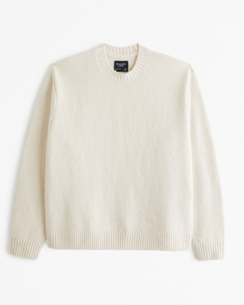 Uomo Oversized Crew Sweater | Uomo Saldi | Abercrombie.com