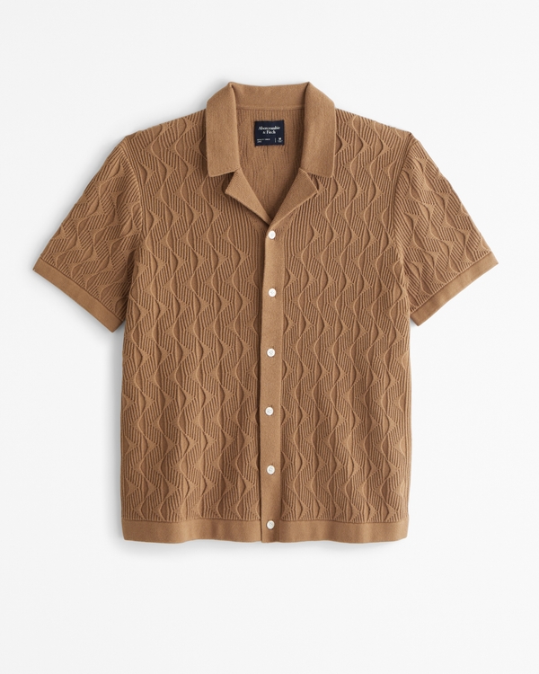 Men's Sweater Polos | Abercrombie & Fitch