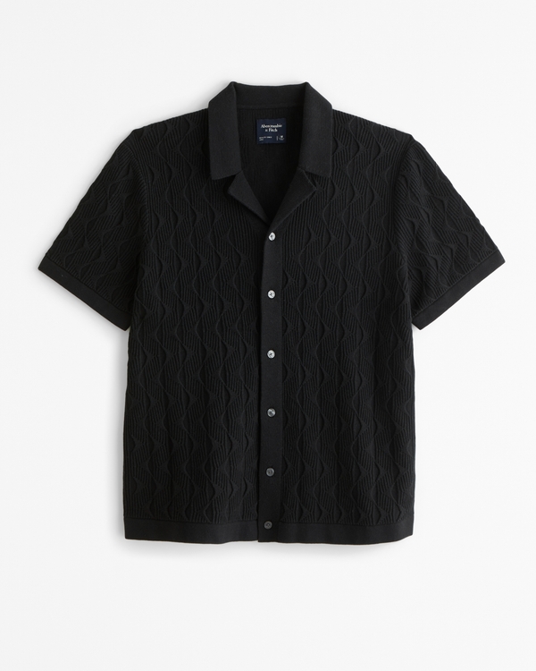 Men's Sweater Polos | Abercrombie & Fitch