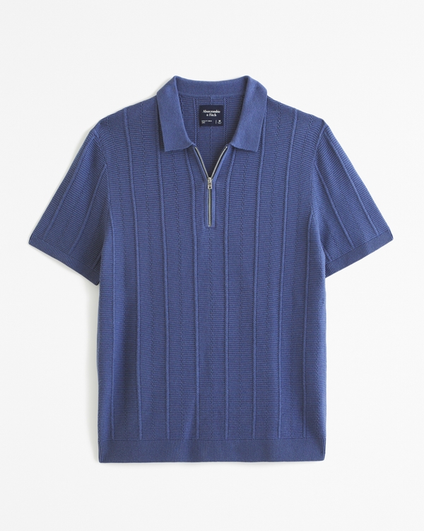 Men's Sweater Polos | Abercrombie & Fitch