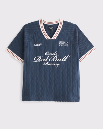 Men's Oracle Red Bull Racing Soccer Jersey-Inspired Sweater | Men's ...
