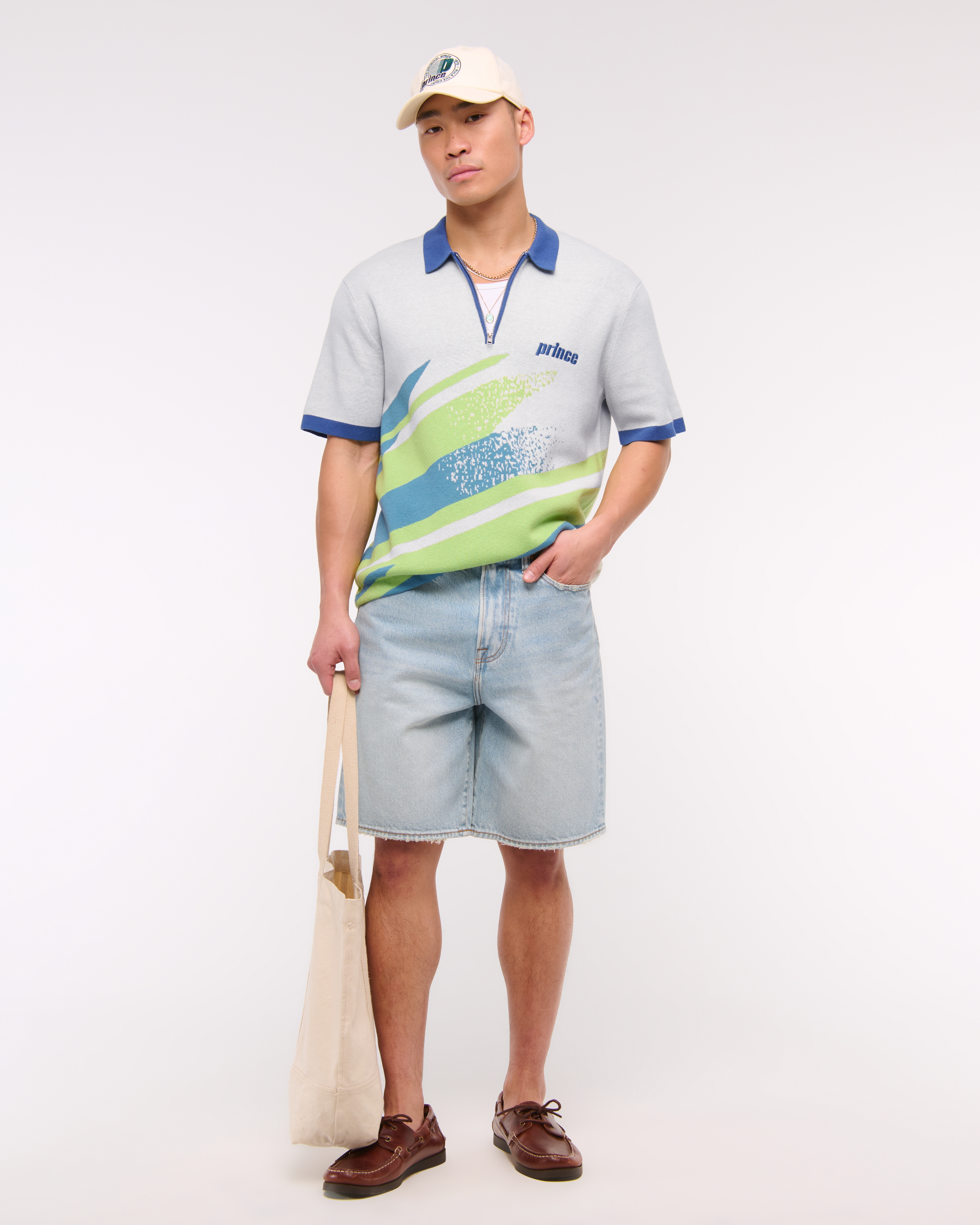 Men's Prince Tennis Zip Sweater Polo | Men's Tops Men's Prince Tennis Zip Sweater Polo | Men's Tops