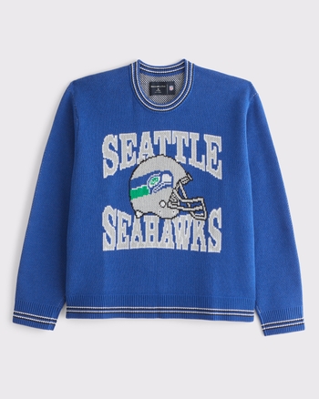 Men's Seattle Seahawks Crew Sweater | Men's Tops | Abercrombie.com