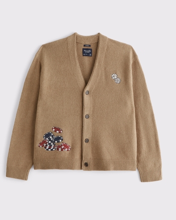 Men's Patchwork Cardigan | Men's Clearance | Abercrombie.com