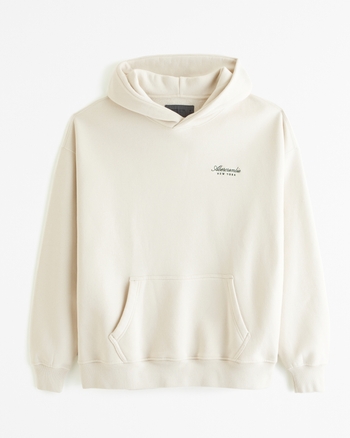 Men's Script Logo Popover Hoodie | Men's Sale | Abercrombie.com