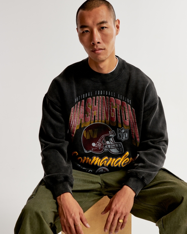 Men's Crew Neck Sweatshirts | Abercrombie & Fitch