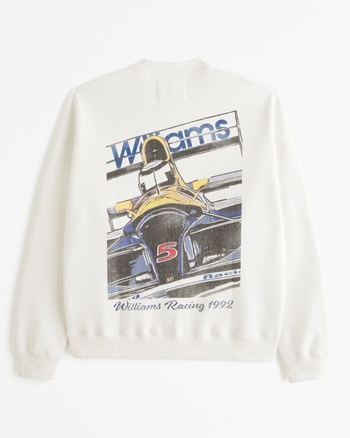 Men's Williams Racing Graphic Crew Sweatshirt | Men's Clearance ...
