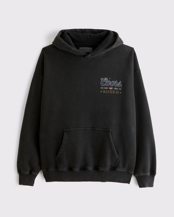 Hombre Sudadera Con Capucha Sin Cierres Con Gráfico Coors Hombre