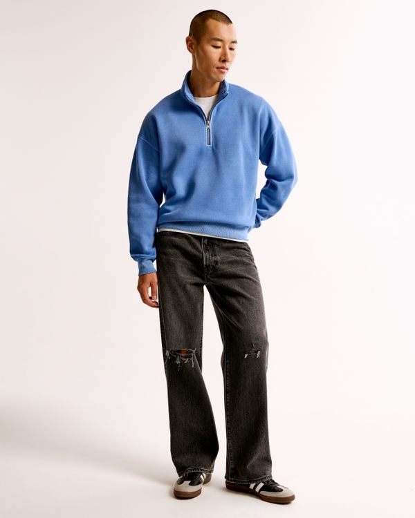 Men's Half-Zip Sweatshirts | Abercrombie & Fitch