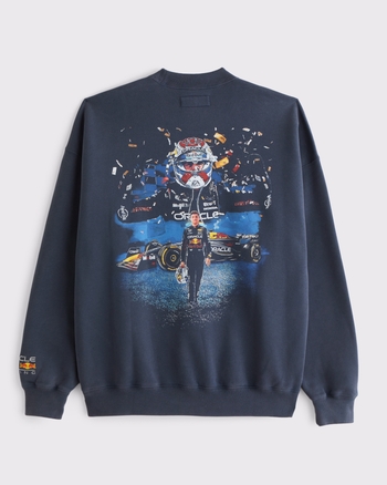 Men's Oracle Red Bull Racing Graphic Crew Sweatshirt | Men's Tops ...