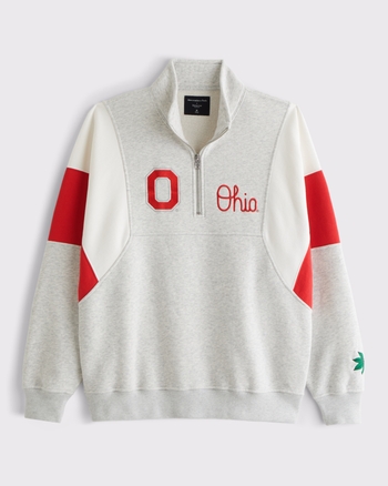 Men's The Ohio State University Half-Zip Sweatshirt | Men's Tops ...