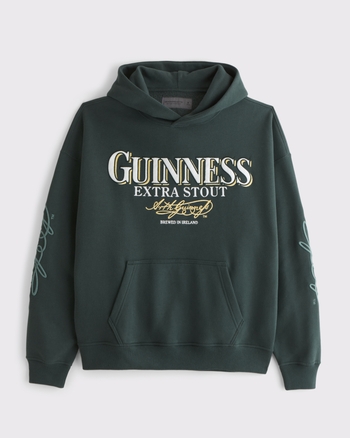 Men's Guinness Graphic Popover Hoodie | Men's Clearance | Abercrombie.com