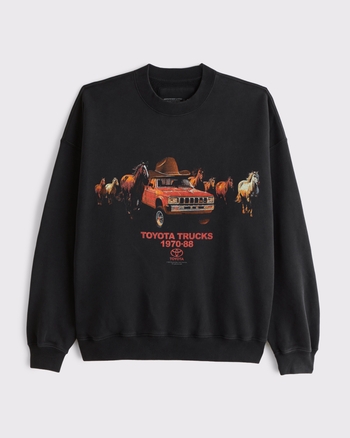 Men's Toyota Graphic Crew Sweatshirt | Men's Tops | Abercrombie.com