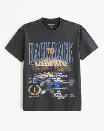 Men's Williams Racing Graphic Tee | Men's Clearance | Abercrombie.com