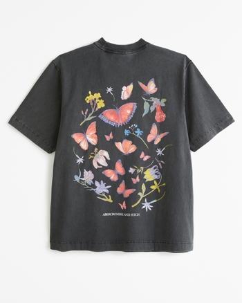 Men's Vintage-Inspired Graphic Logo Tee | Men's Sale | Abercrombie.com