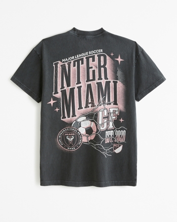 Men's Inter Miami Graphic Tee | Men's Tops | Abercrombie.com