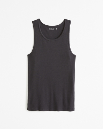Men's Essential Ribbed Tank | Men's Tops | Abercrombie.com
