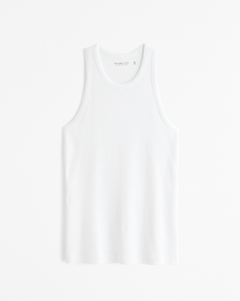 Men's Essential Ribbed High-Neck Tank | Men's Tops | Abercrombie.com