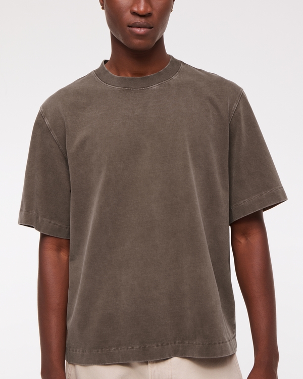 Men's Premium Heavyweight Cropped | Abercrombie & Fitch