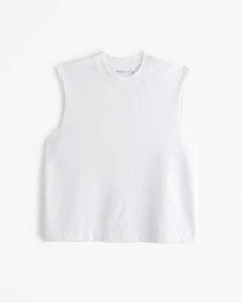 Men's Premium Heavyweight Cropped Tank | Men's Clearance | Abercrombie.com