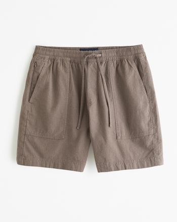 Homme Short à enfiler en mélange de lin | Homme Liquidation ...