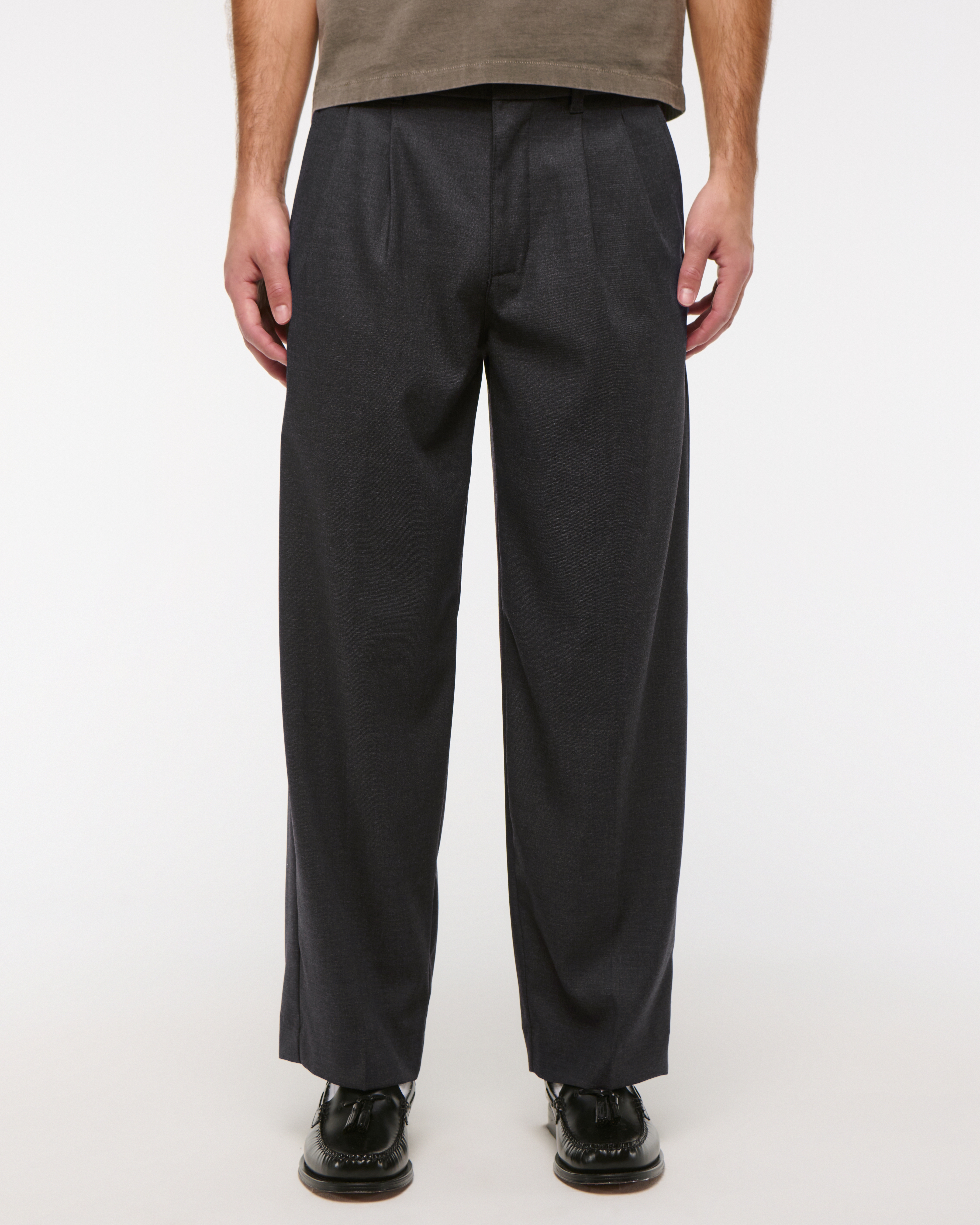 Men's Pleated Baggy Trouser | Men's Clearance | Abercrombie.com Men's Pleated Baggy Trouser | Men's Clearance | Abercrombie.com