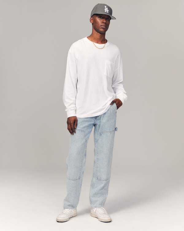 Mens Loose Jeans Abercrombie And Fitch
