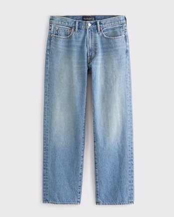 Men's Relaxed Straight Jean | Men's Bottoms | Abercrombie.com
