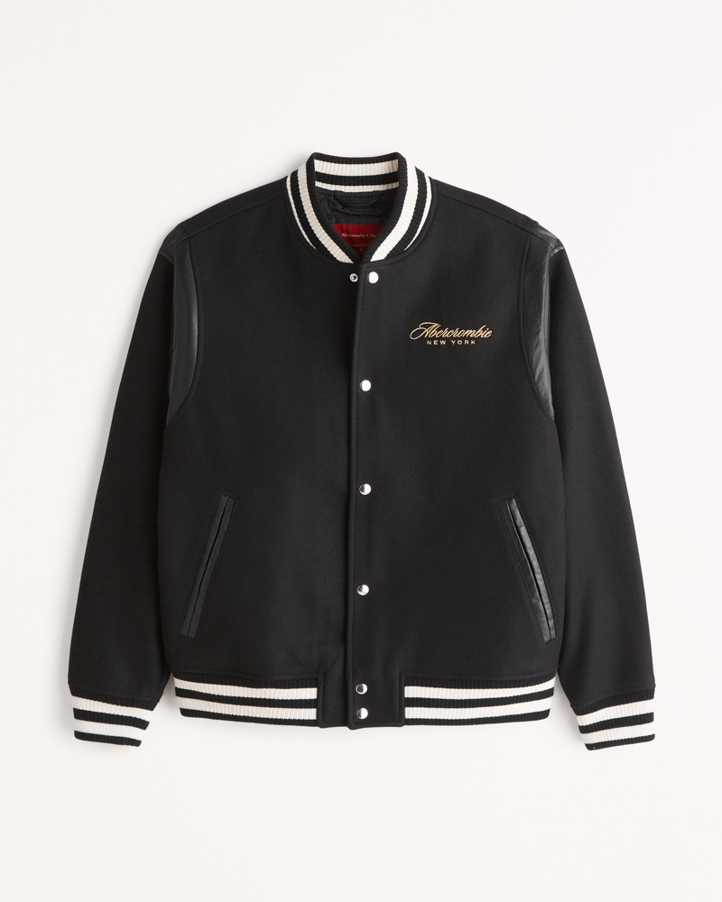 Men's Varsity Bomber Jacket | Men's Sale | Abercrombie.com