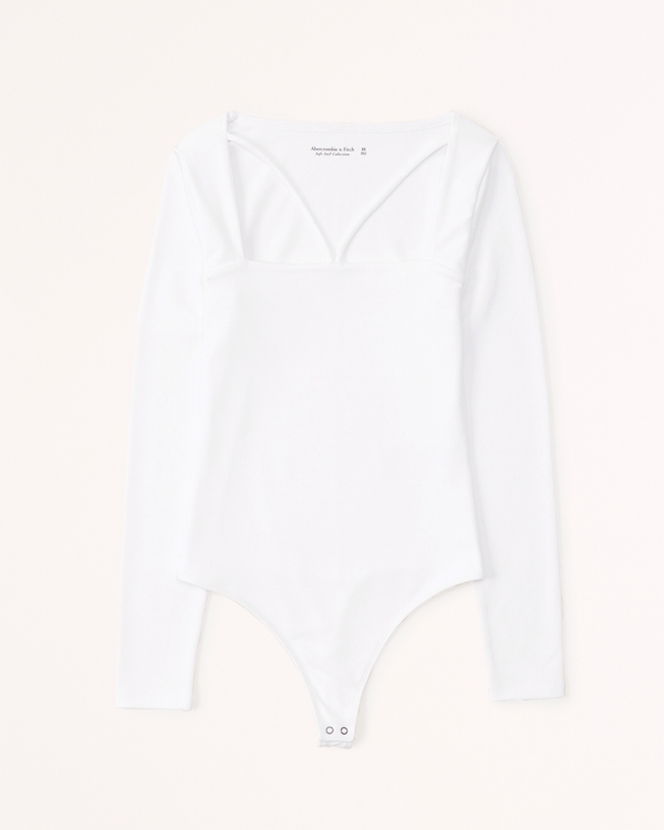 White Bodysuits for Women | Abercrombie & Fitch