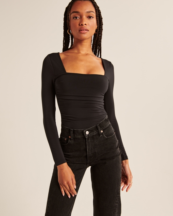 Black Bodysuits for Women | Abercrombie & Fitch
