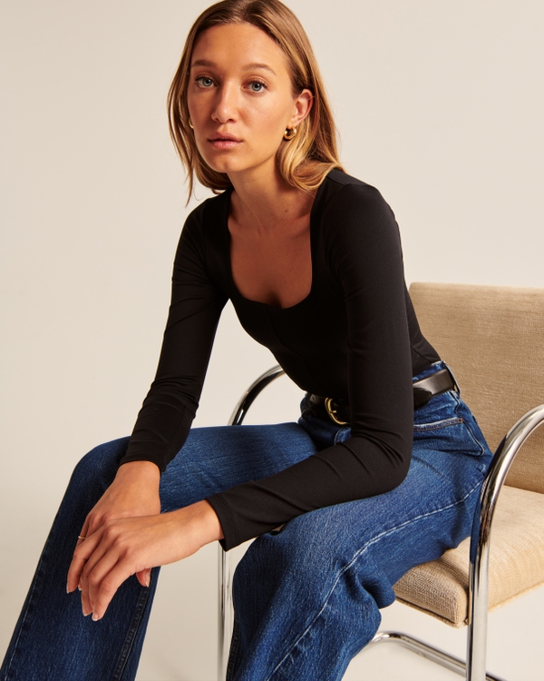 Black Bodysuits For Women Abercrombie And Fitch