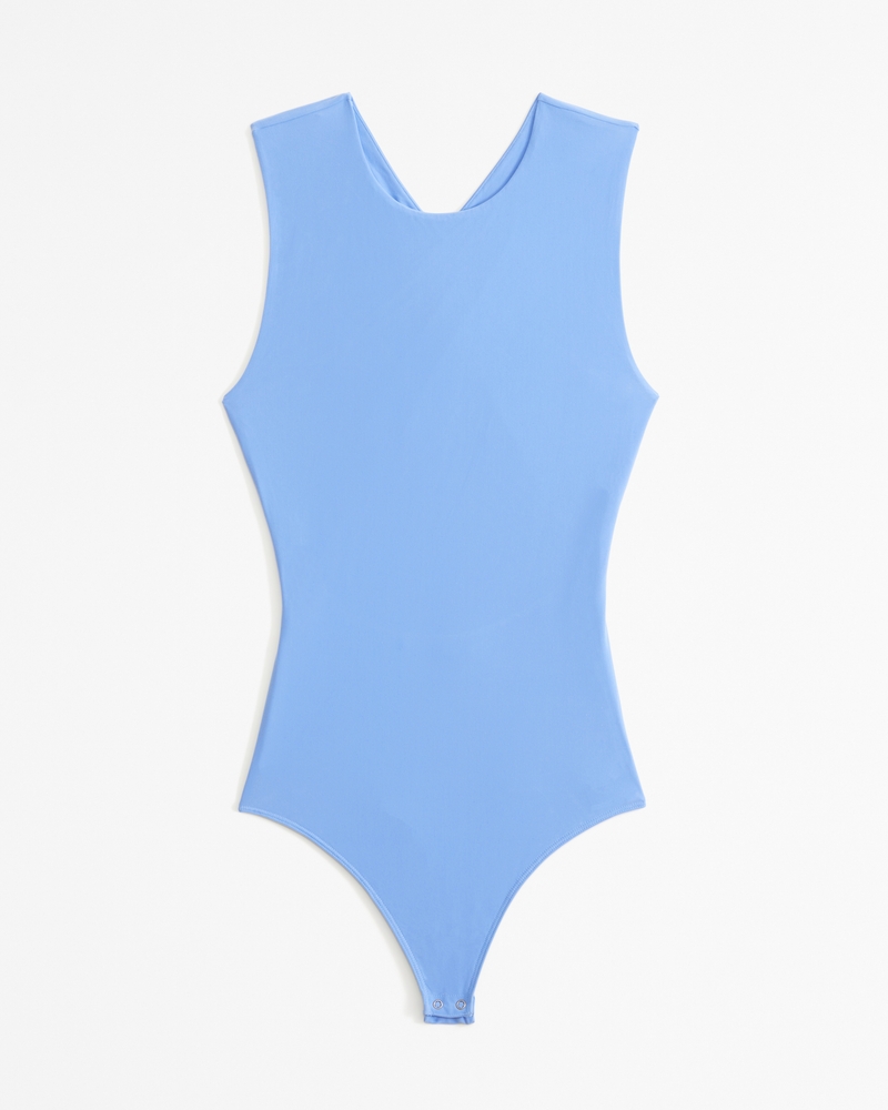 Women's Soft Matte Seamless Cross-Back Shell Bodysuit | Women's ...