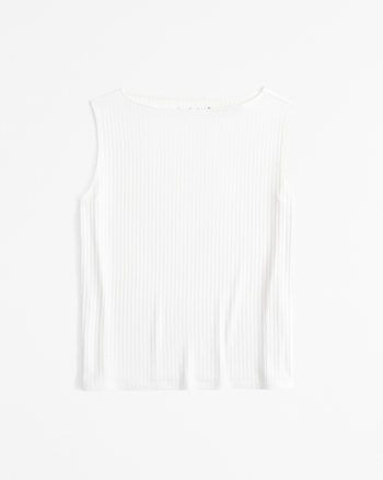 Women's Wide Rib Slash Top | Women's Clearance | Abercrombie.com