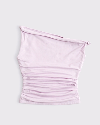 Dames Top met asymmetrische draai | Dames Tops | Abercrombie.com
