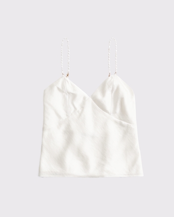 Women's Pearl Strap Cami | Women's Clearance | Abercrombie.com