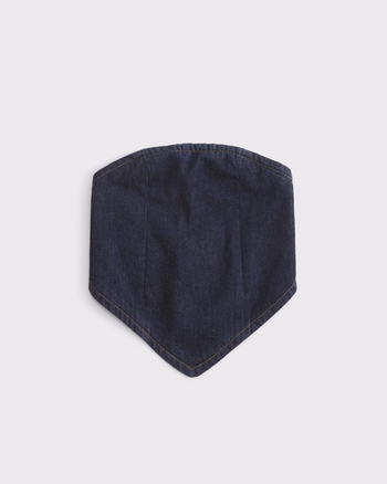 Women's Pride Strapless Denim Scarf Top | Women's Tops | Abercrombie.com