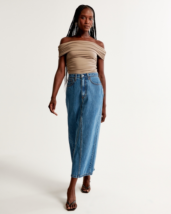 Womens Skirts Midi Mini And Jean Skirts Abercrombie And Fitch