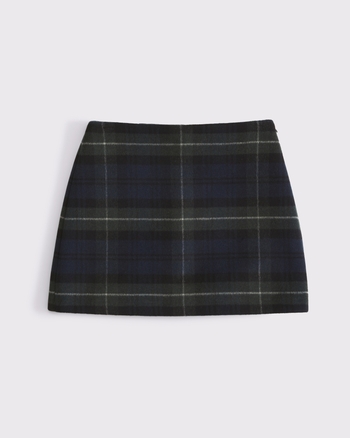 Women's The A&F Scarlett Wool-Blend Mini Skort | Women's Bottoms ...