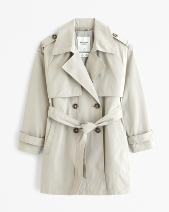 Women's Mid Trench Coat | Women's Clearance | Abercrombie.com