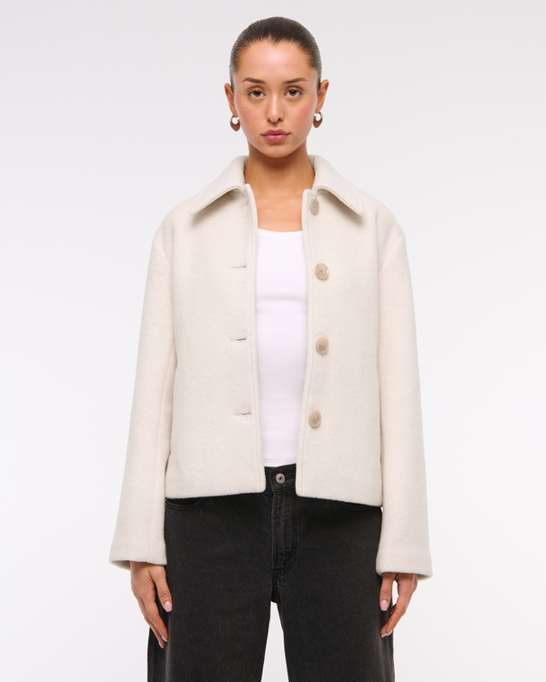 Women's Wool-Blend Coats | Abercrombie & Fitch