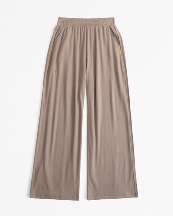 Women's Lounge Cotton-Modal Wide Leg Pant | Women's Clearance ...