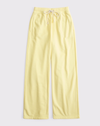 Femme High Rise Sunday Wide Leg Sweatpant | Femme Bas | Abercrombie.com
