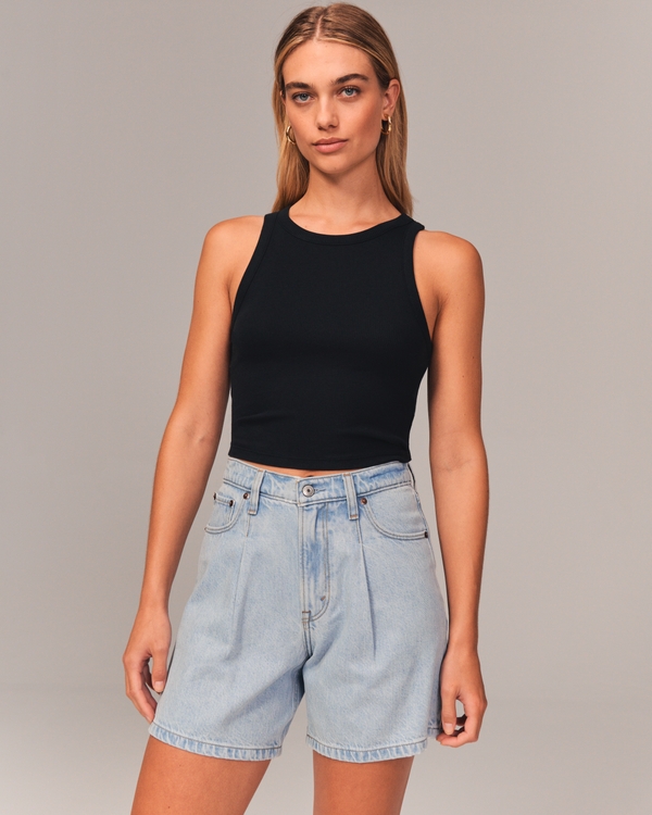 Women's High Rise Loose Shorts | Abercrombie & Fitch