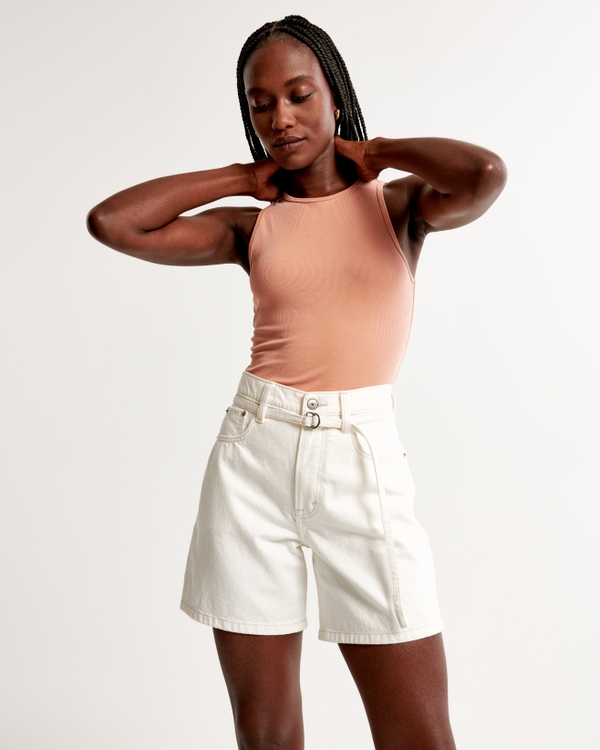 Women's High Rise Loose Shorts | Abercrombie & Fitch